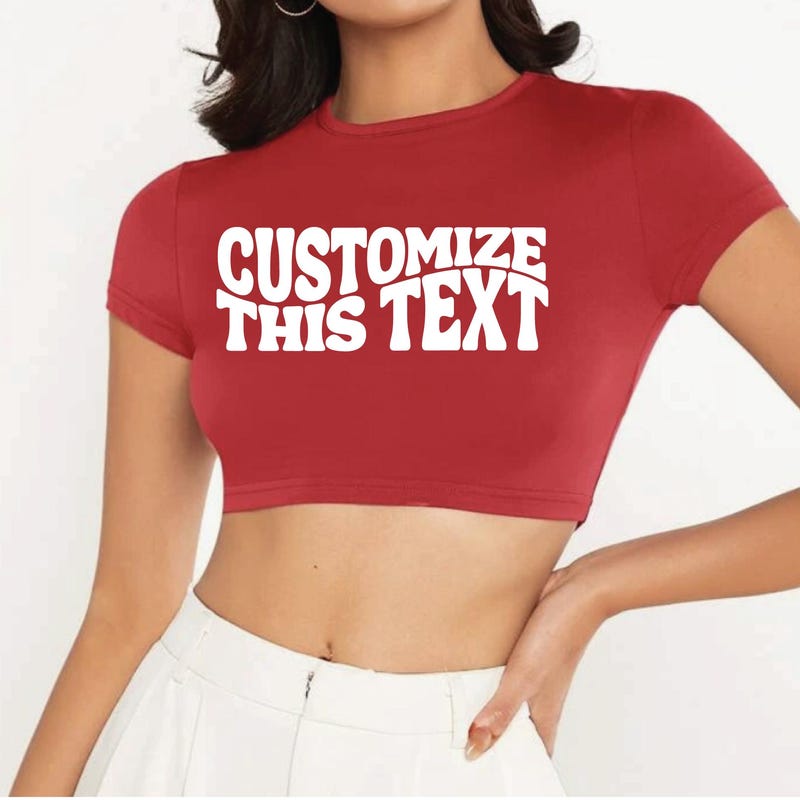 Orange Tshirt Crop Top - Etsy