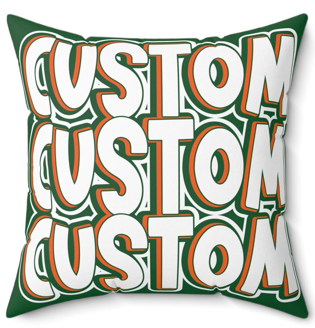Custom College Pillow Cover Bed Party Pillow Cover College Pillow Cover ...