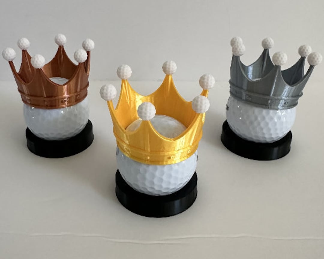 Crown Golf Trophies, Golf Ball Display, Prizes for Golf Tournaments ...