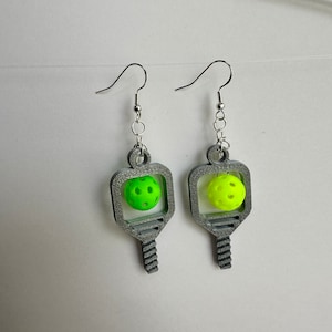 Mini Pickleball Beads, 24 Green or Yellow Size 12mm, Pickleball Charms ...