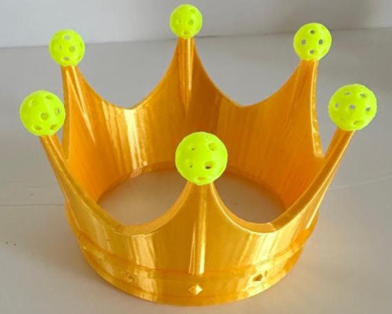 Mini Pickleball Tournament Crowns Gold Silver Bronze Champion