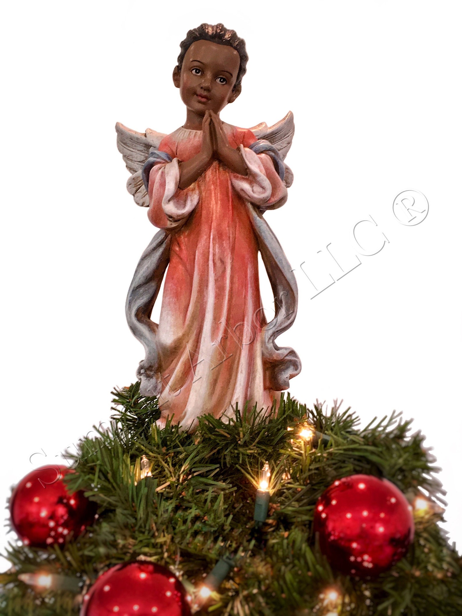 Unique Tree Topper - African American Angel - Etsy