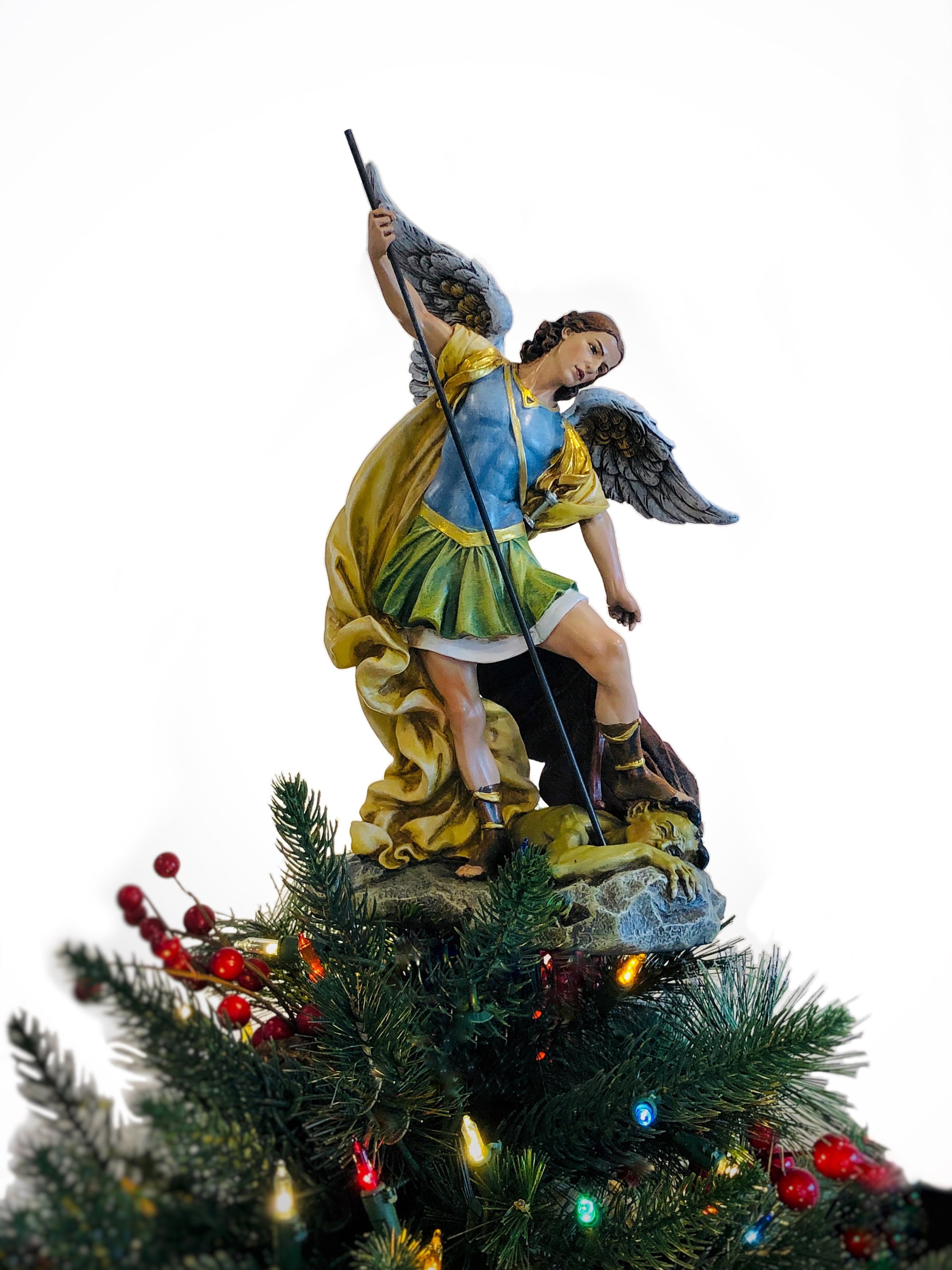 St. Michael Archangel - CUSTOM Tree Topper - Etsy