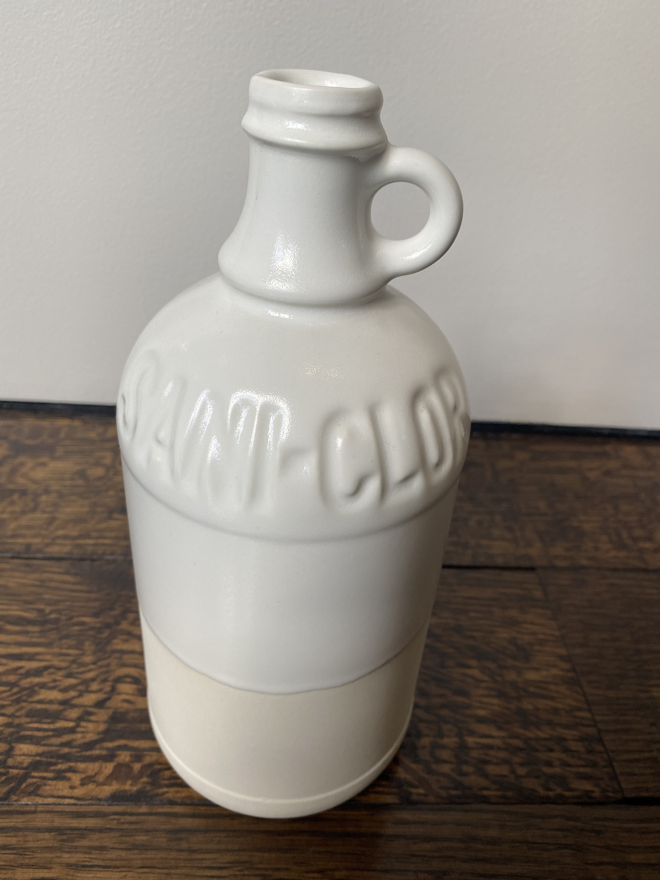 Rare White Sani-clor White Milk Glass Jug - Etsy