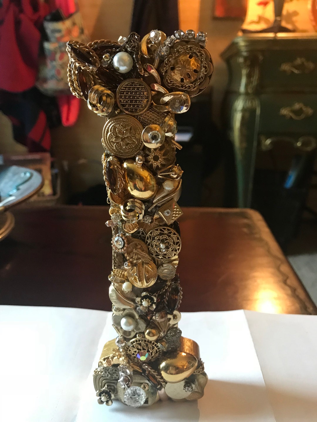 Jeweled Letter I, Initial I, Jeweled Letter, First Name Initial, Wall ...