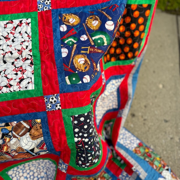 Sports Quilt Pattern - Etsy