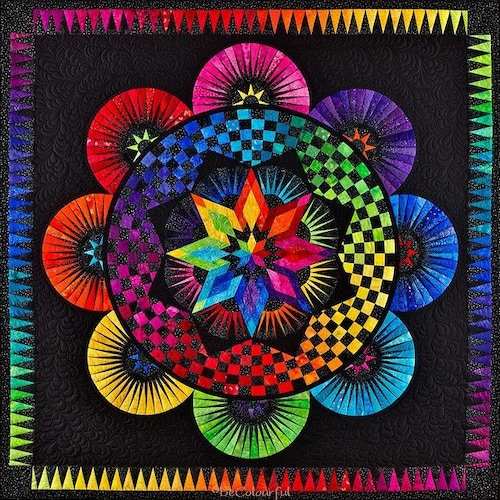 Jdj Enchanted Stars PATTERN & KIT for Paper Pieced Quilt | Etsy