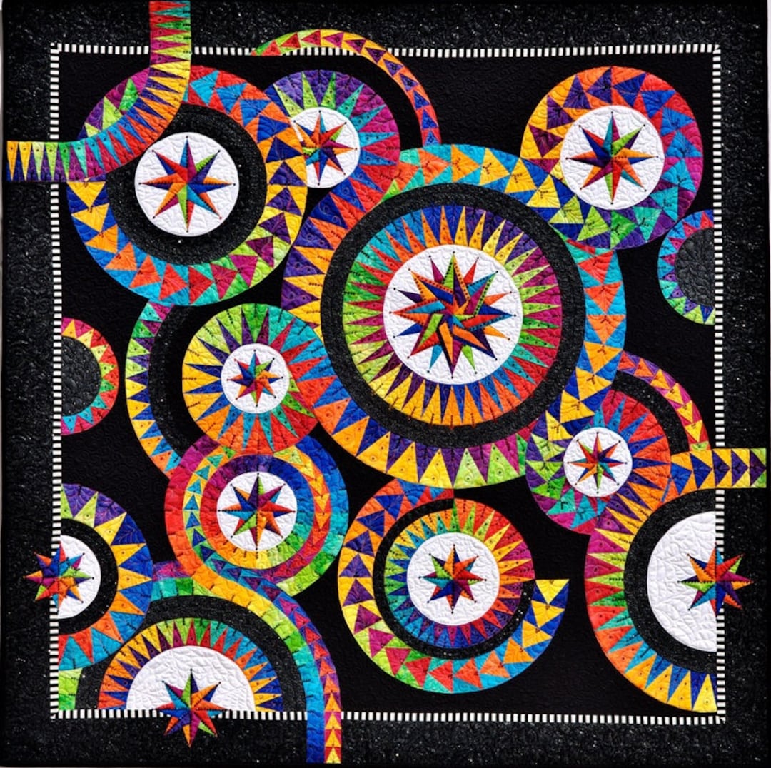 Jdj Enchanted Stars PATTERN & KIT for Paper Pieced Quilt Pattern by ...