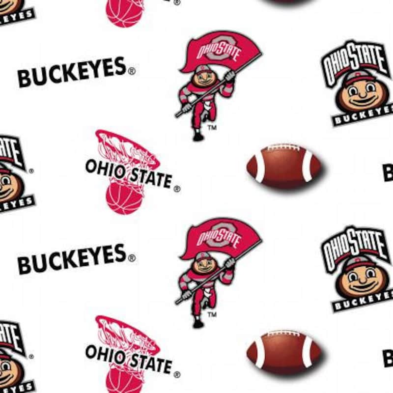 Ohio State Fabric - Etsy