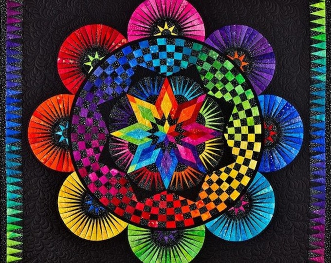 Jdj Enchanted Stars PATTERN & KIT for Paper Pieced Quilt Pattern by ...