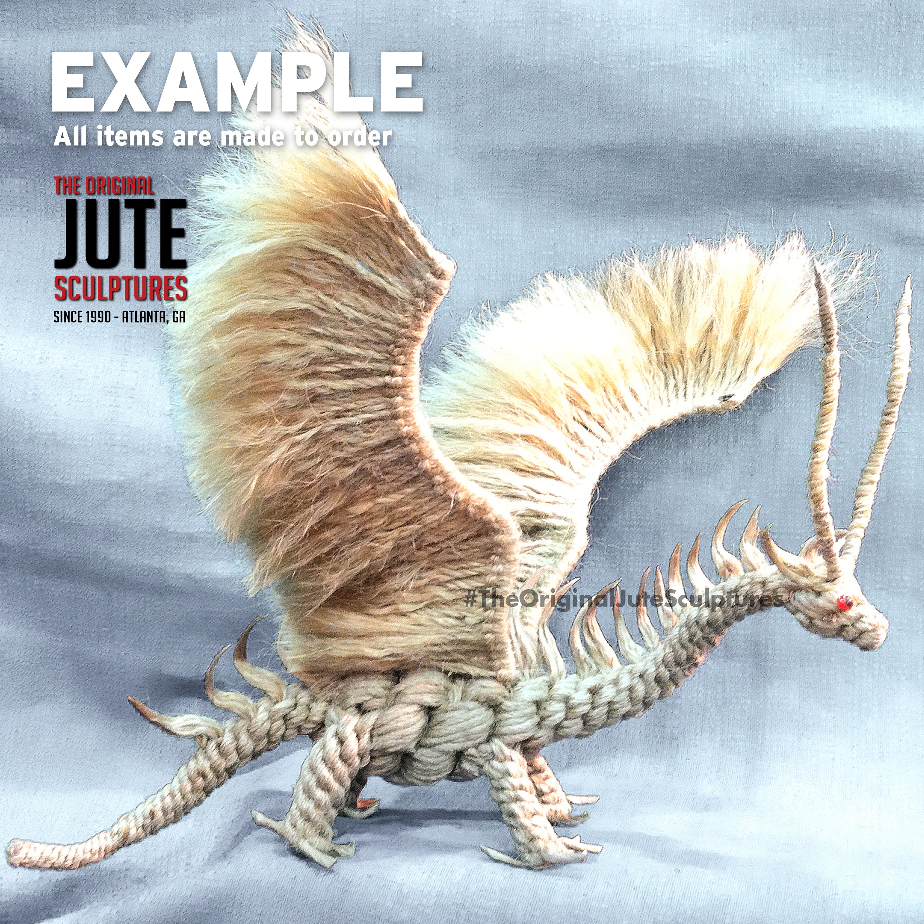 Jute Western Dragon Symbol of Power, Wisdom, Strength & Hidden ...