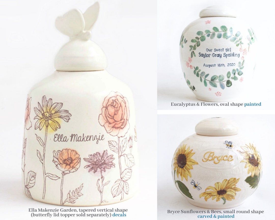 Statement Baby Urn - Made to Order - Urn for Infant, Urn for Baby, Baby ...