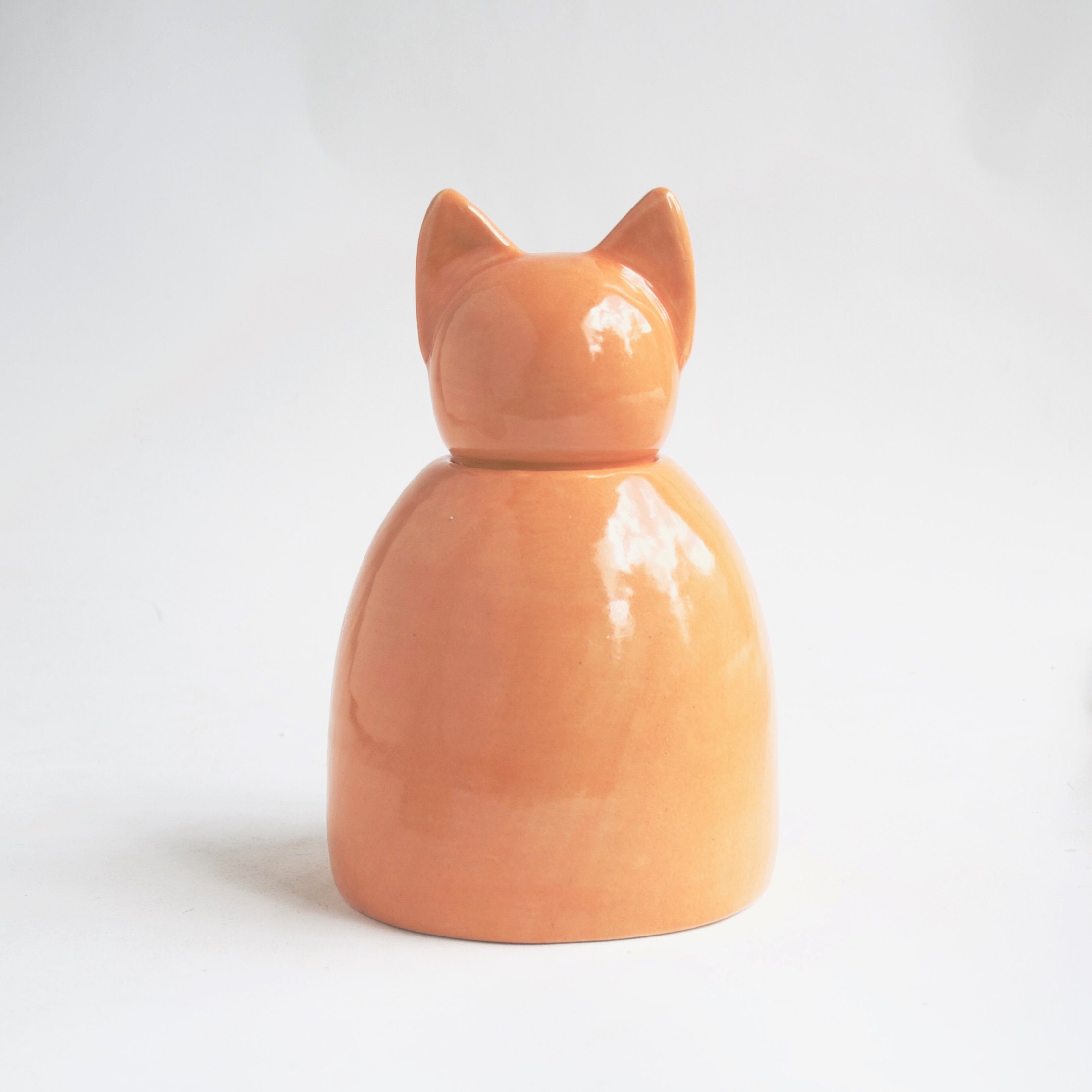 Large Tangerine Dream Cat Urn Urn for Cat Orange Tabby Cat | Etsy