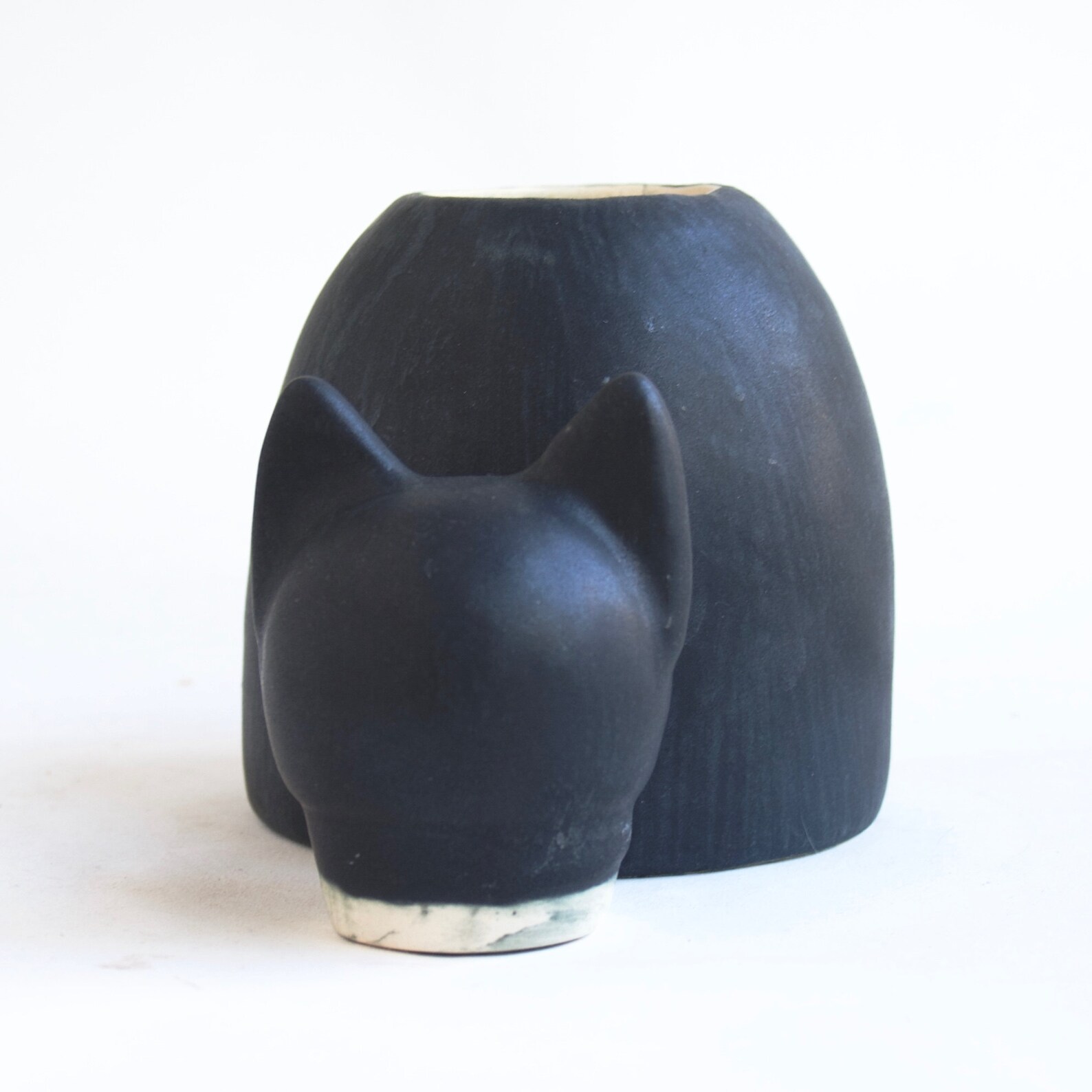 Large Matte Black Cat Urn Urn for Cat Black Cat Urn Pet - Etsy