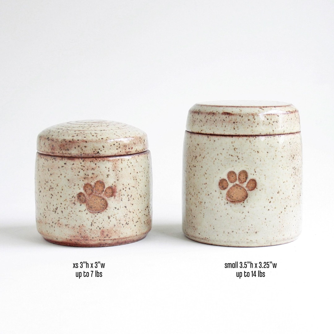 Tawny Dog Urn - 7 Lbs or 14 Lbs - Tawny - Small Dog Urn, Tan Dog Urn ...