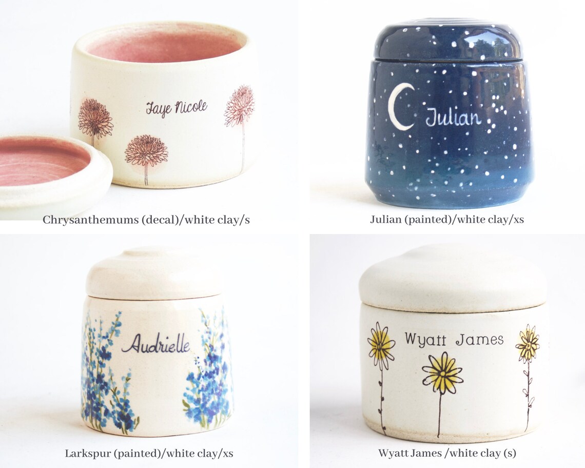 Custom Baby Urn Vertical Urn for Infant Urn for Baby - Etsy