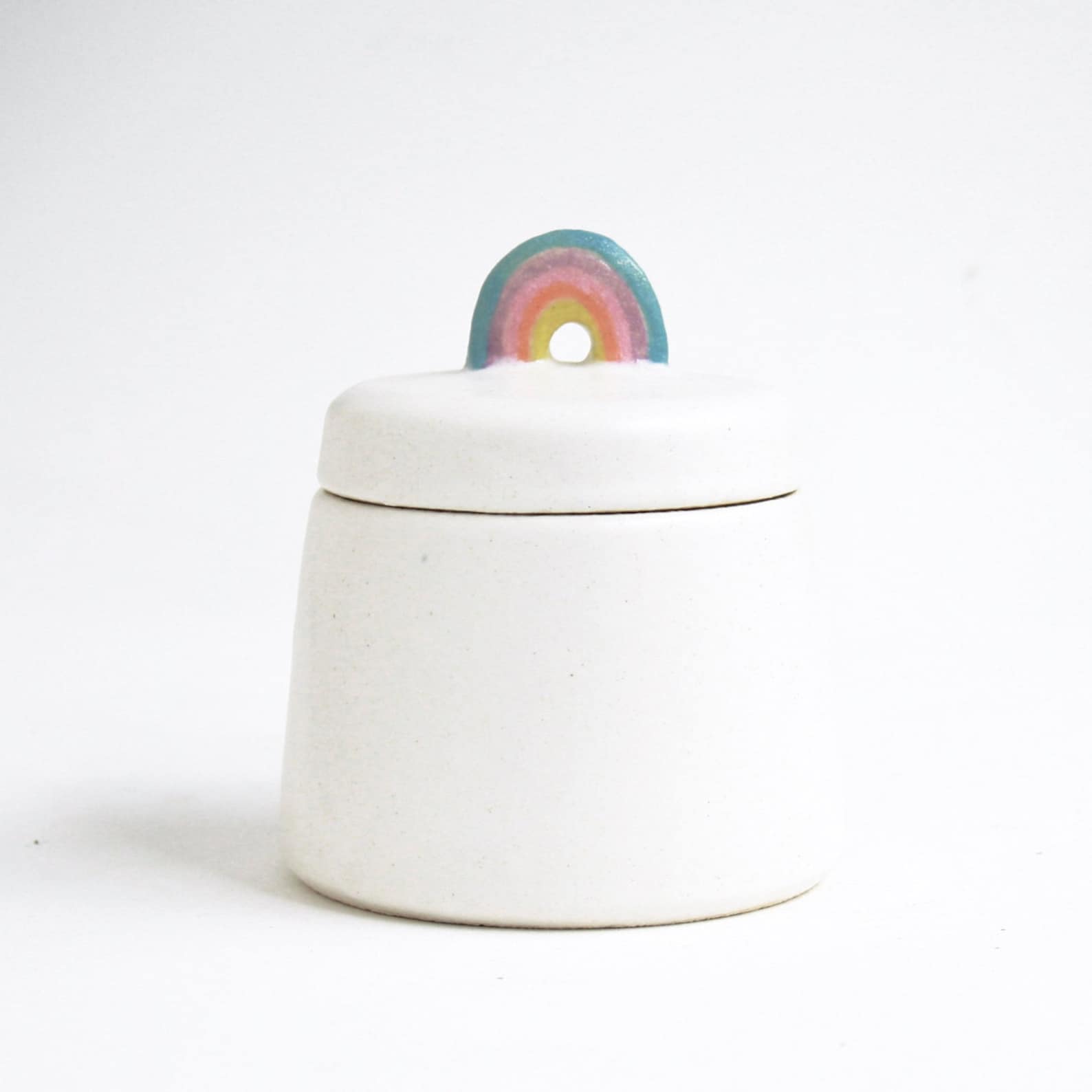 Rainbow Urn - 8 Oz / 4 Oz - Baby Urn, Urn With Rainbow, White Baby Urn ...