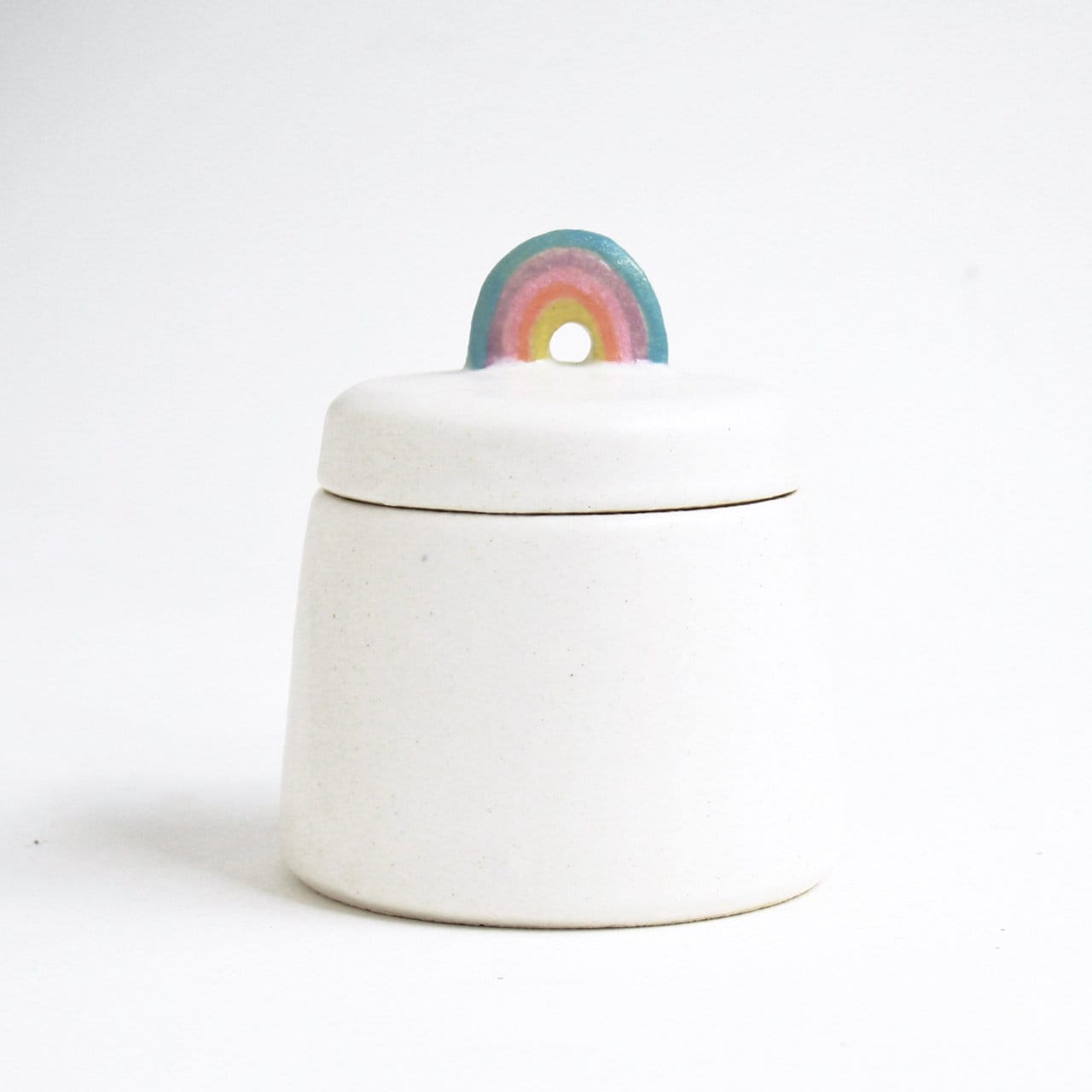 Rainbow Urn - 8 Oz / 4 Oz - Baby Urn, Urn With Rainbow, White Baby Urn ...