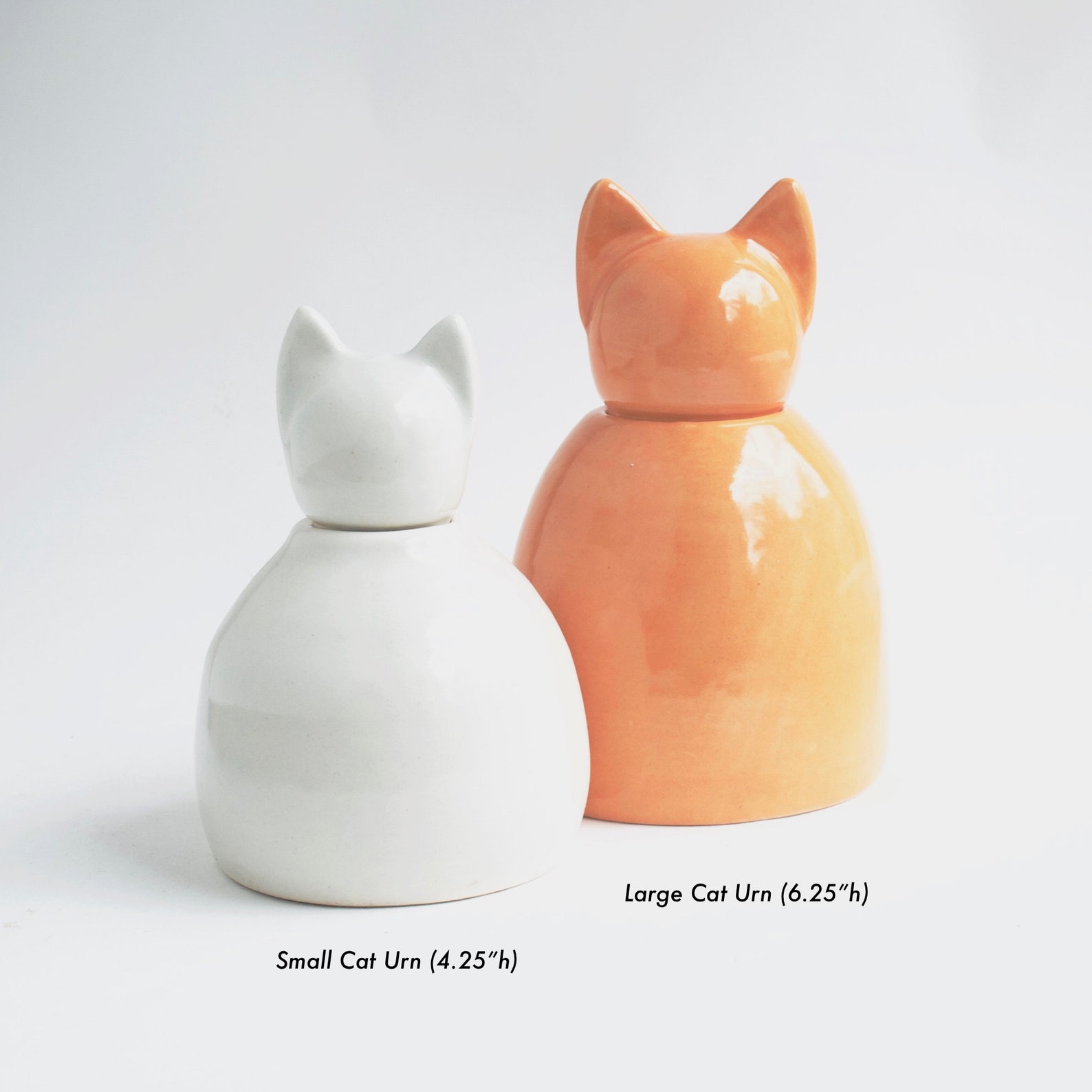 Large Tangerine Dream Cat Urn Urn for Cat Orange Tabby Cat | Etsy