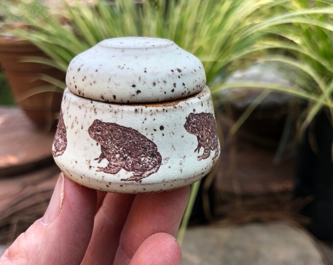 Tiny Toad Urn Keepsake Urn Urn With Toads Frog Urn - Etsy