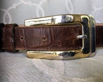 Omega Leather Belt - Etsy