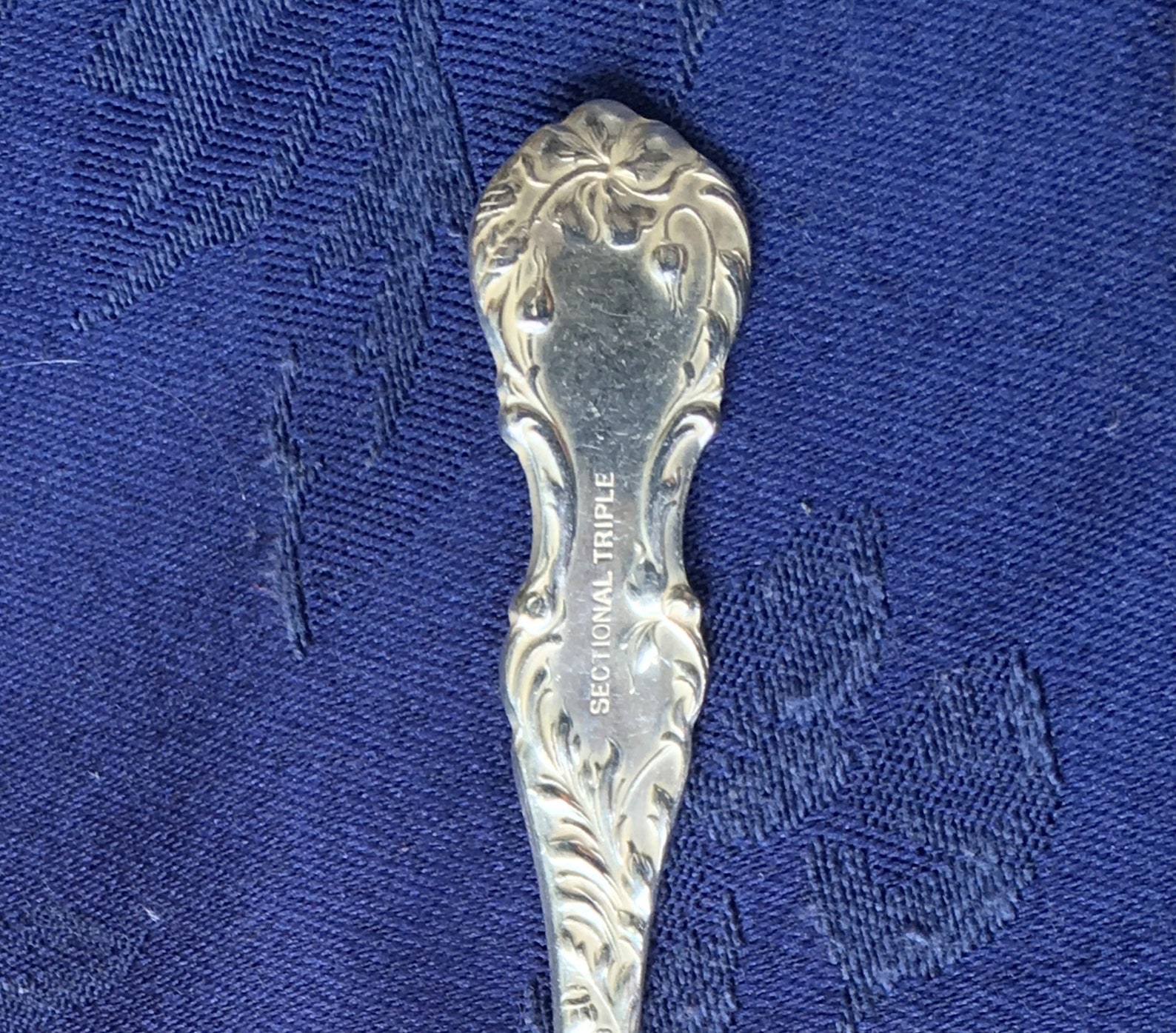 Antique 1835 R. Wallace Triple Silver Sectional Spoon with | Etsy