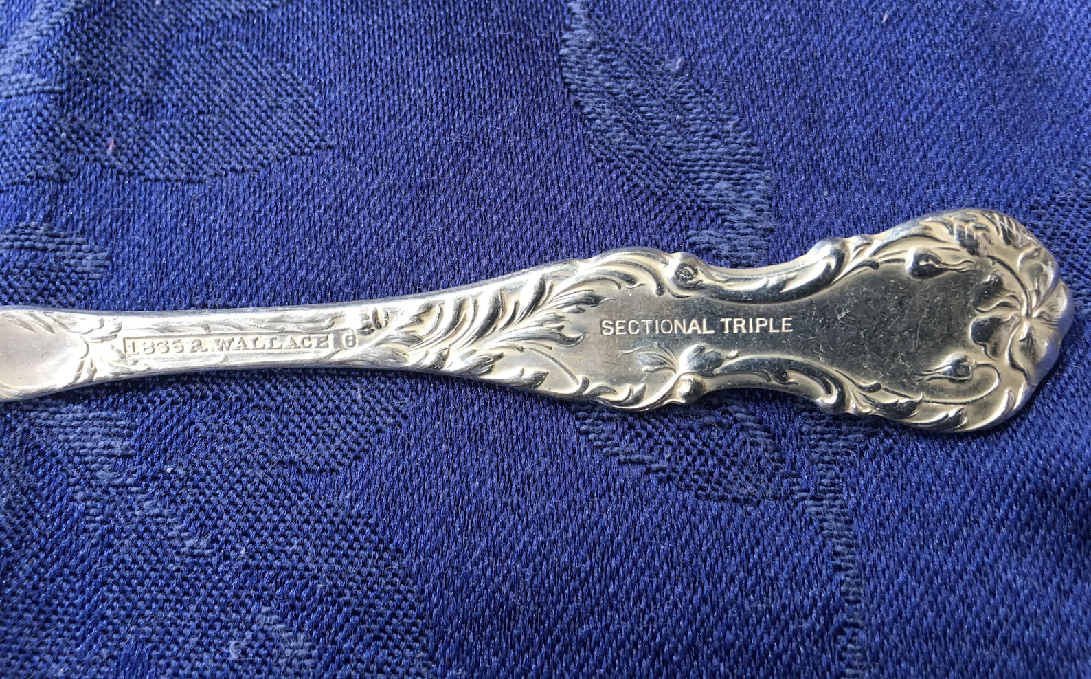 Antique 1835 R. Wallace Triple Silver Sectional Spoon with | Etsy