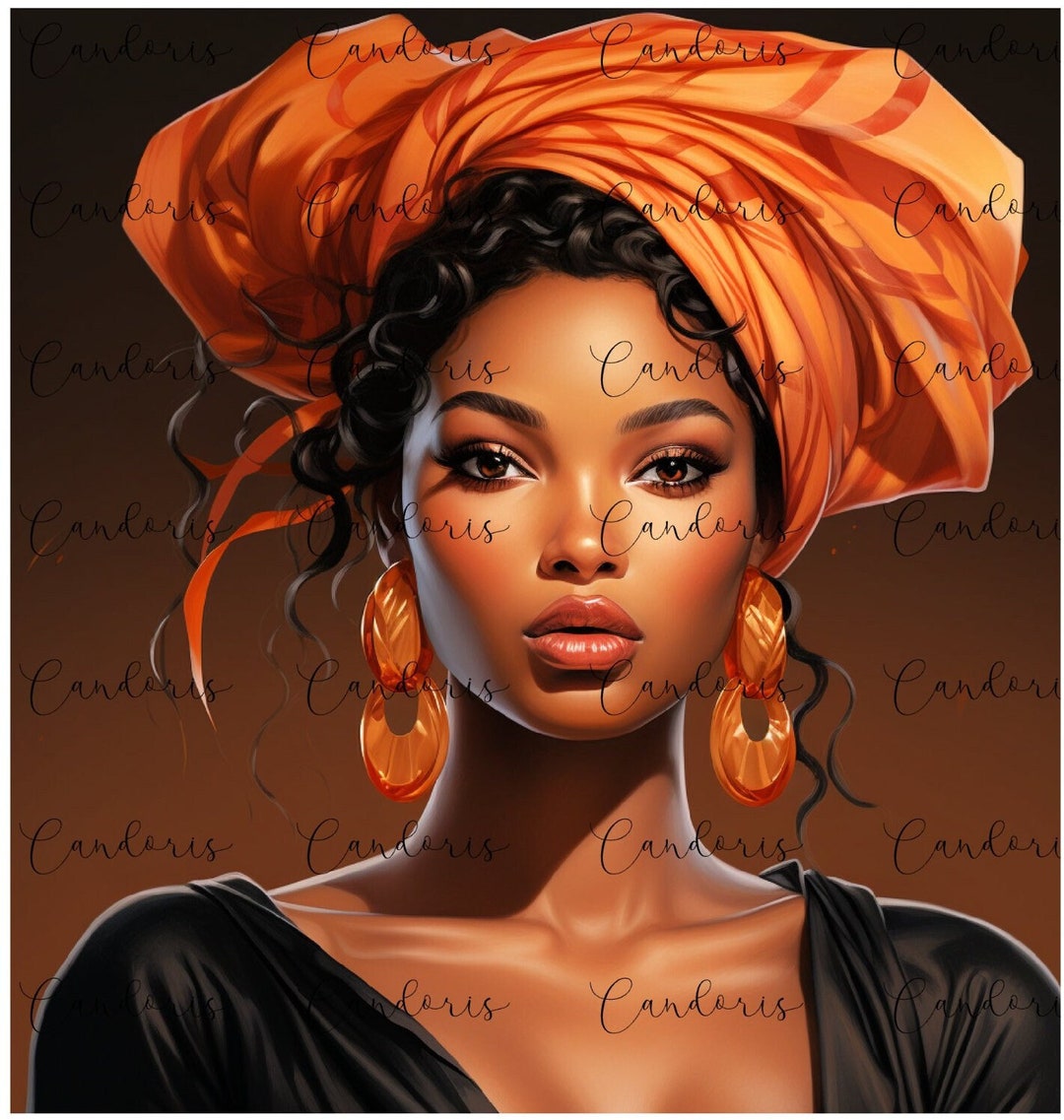 Diva Black Woman Digital Download Png Design for Diva Lovers Clear ...