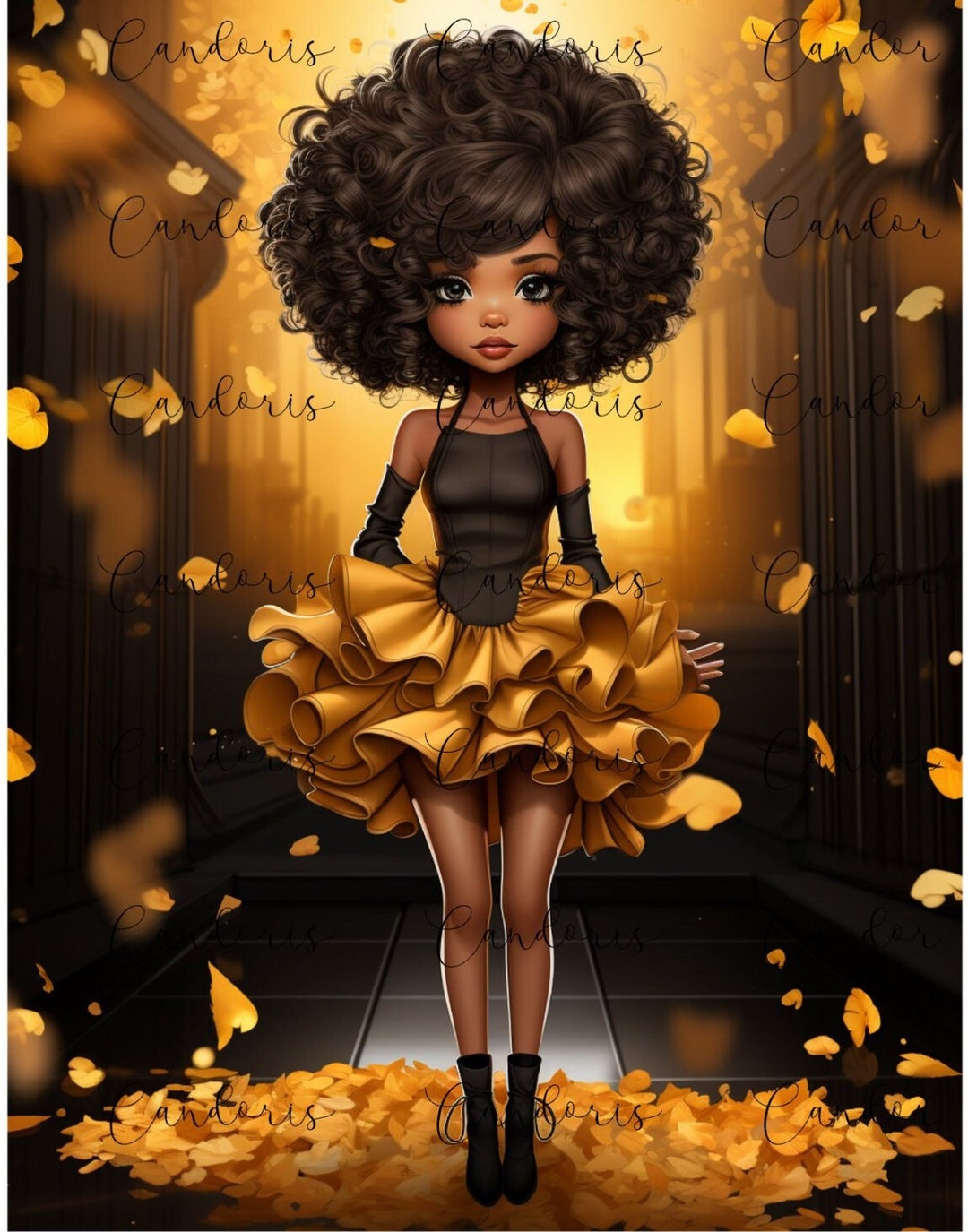 Sunflower Diva Black Women PNG - Cute Black Diva - Nubian Melanin Queen ...