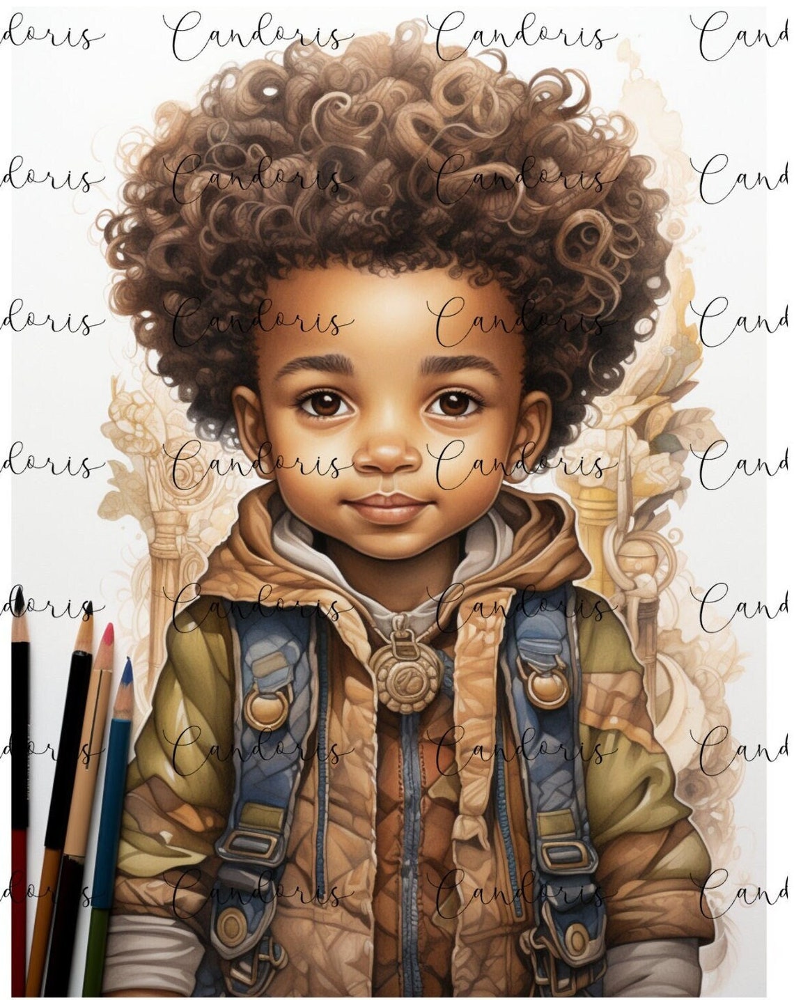 Lil African American Boy Digital Download Png - King - Lil King ...