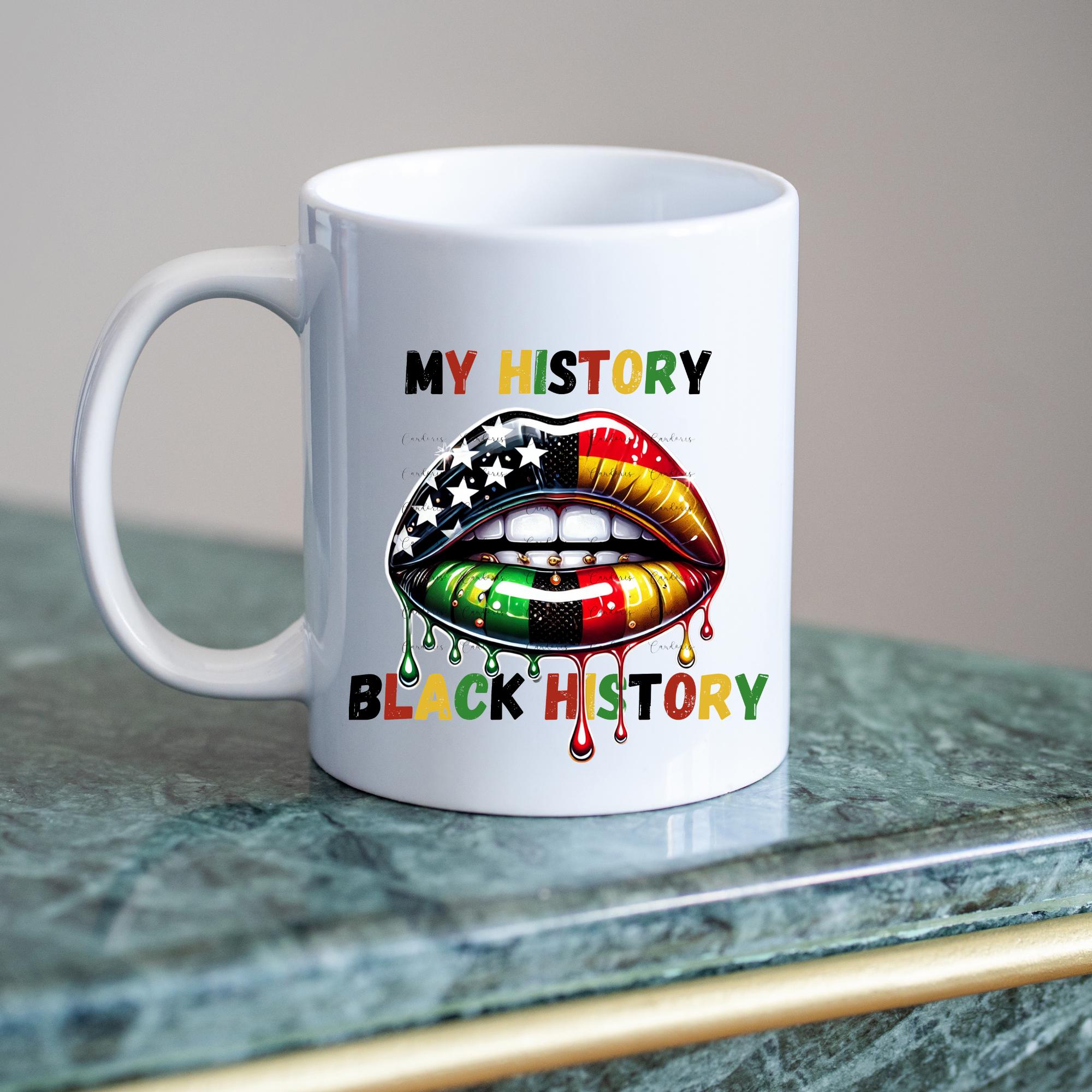 My Black History Lips PNG Digital Download - Black History, African ...
