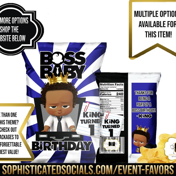 Boss Baby Gift Bag - Etsy