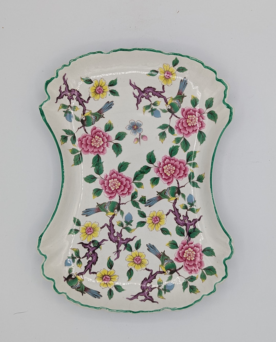 Vintage James Kent Old Foley Chinese Rose Pattern, Pickle Tray, Pickle ...