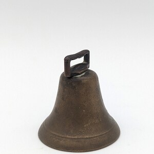 Antique 1800's Bronze Goat Bell, Cow Bell With Original Brass Clapper ...
