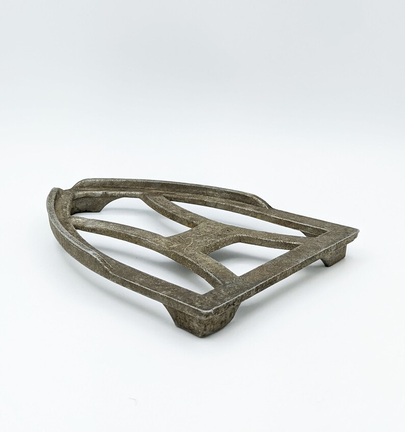 Antique Cast Aluminum Sad Iron Trivet: Embossed "major", 1920s USA - Etsy