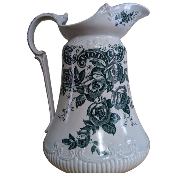 Transferware Pitcher - Etsy