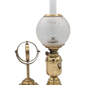 Vintage Sailing Nautical Oil Lamp, Oil Lantern, Gimbal Wall Oil Lamp ...