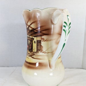 Antique Falcon Ware Victor Wash Set, Wash Basin and Pitcher, Powder Box ...