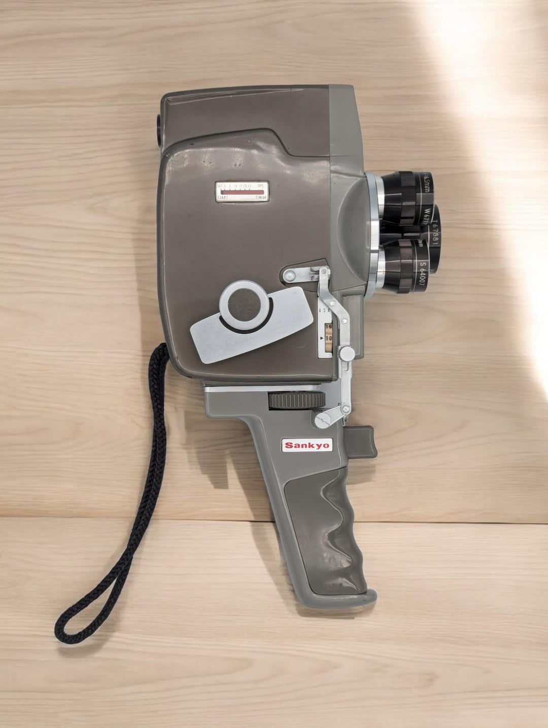 Vintage Sankyo Moviemat 8MM Cine Camera: 3-lens Turret, Grip Handle - Etsy