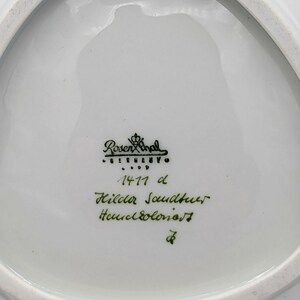 Vintage Rosenthal Selb, Mid Century Triangular Porcelain Plate by ...