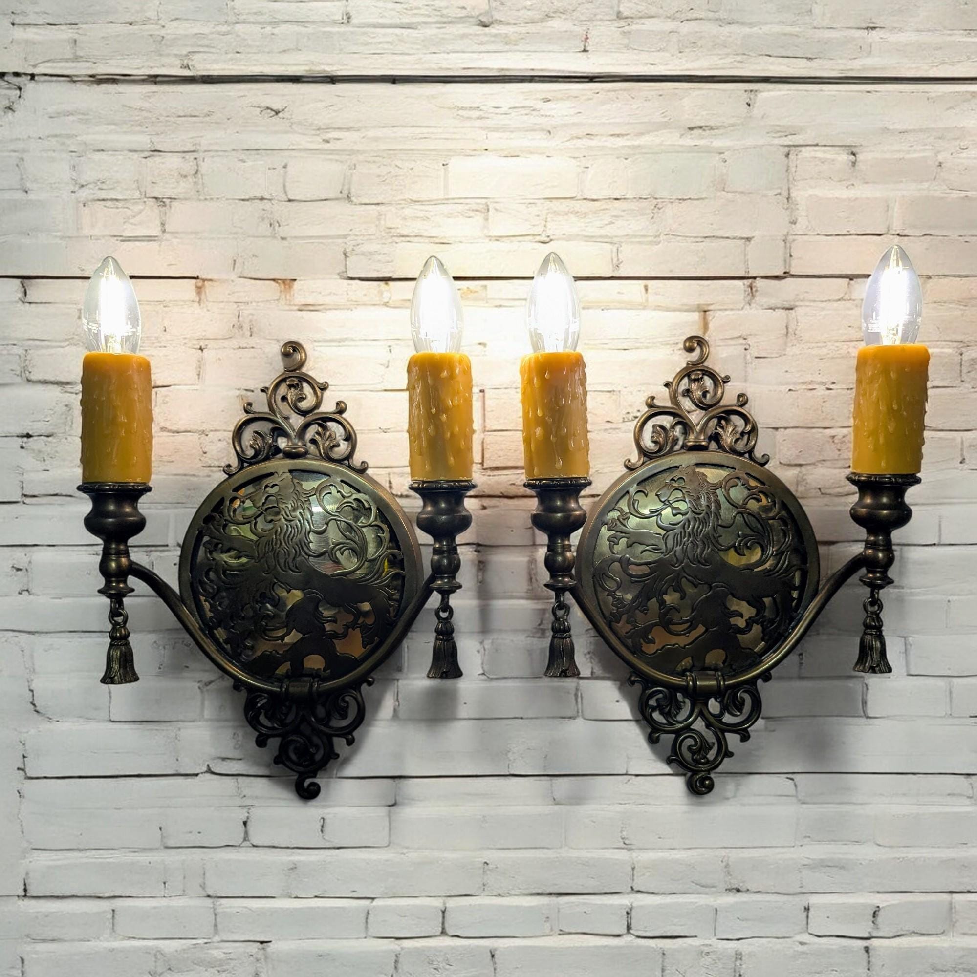 1920s Rectangular Sconce 1920s Wall Sconces Etsy Singapore