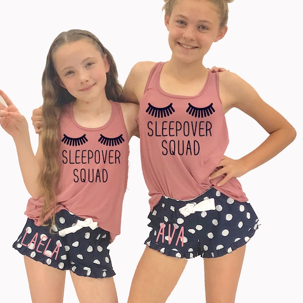 Slumber Party Squad Shirts Etsy