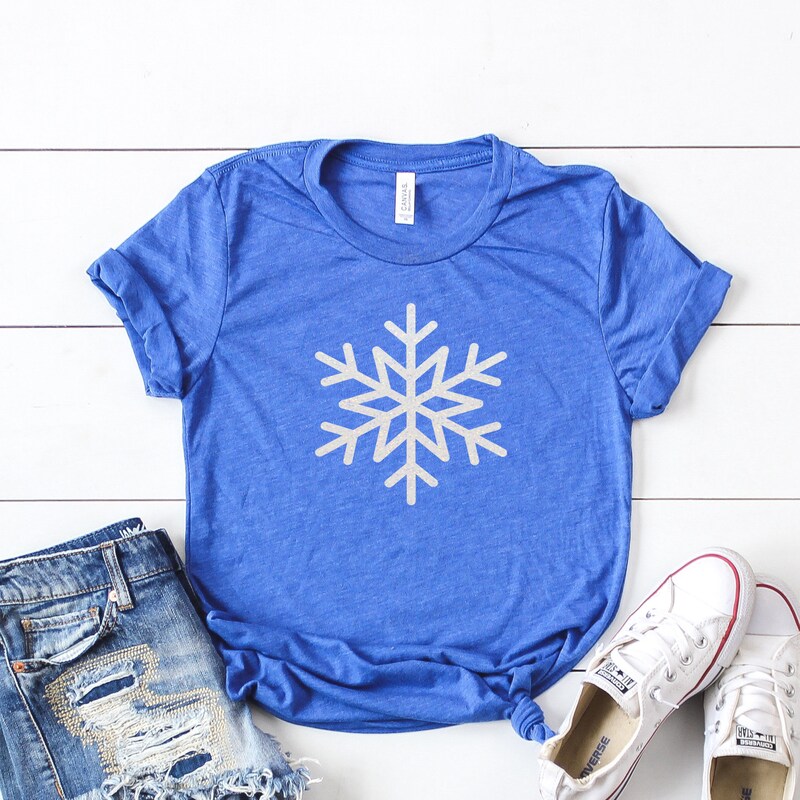 Snowflake Shirt - Etsy