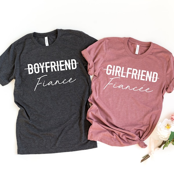 Engagement Couple Shirts - Etsy