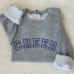 Glitter Cheer Sweatshirt, Custom Cheer Set, Personalized Cheer ...