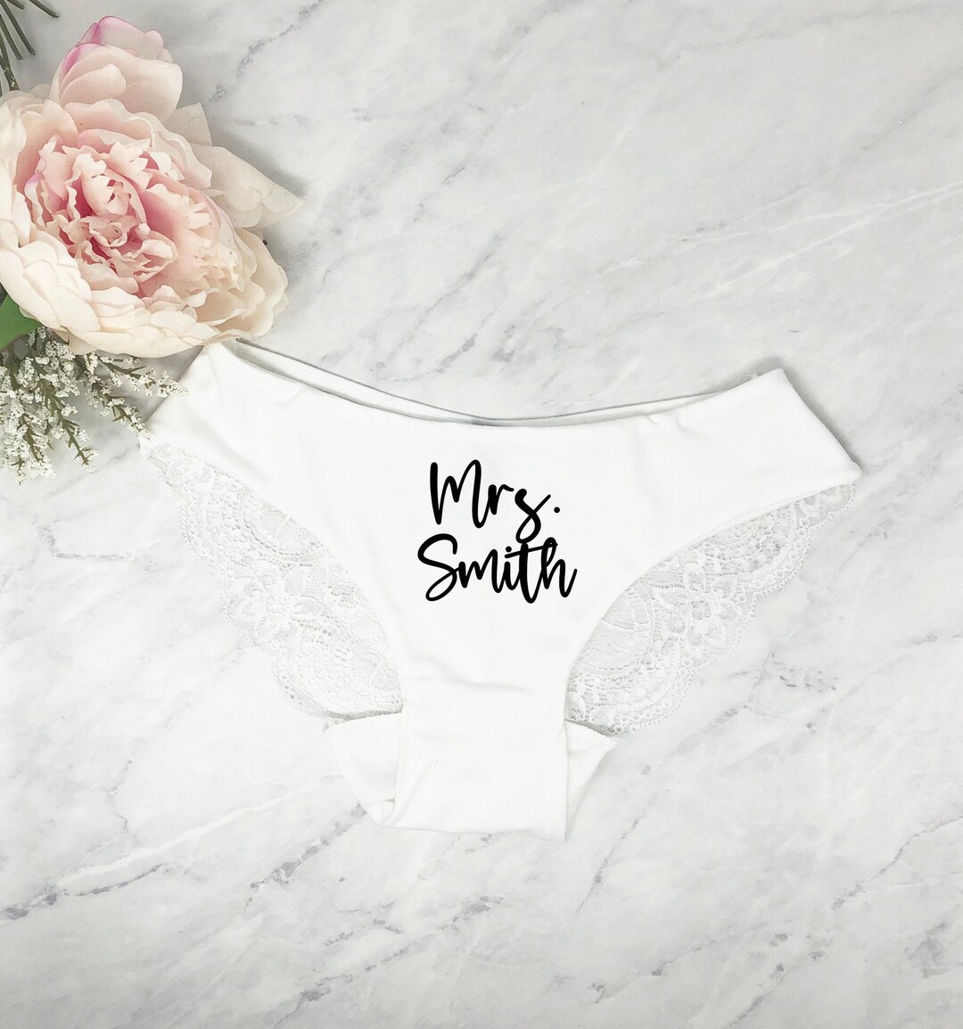 Lace Underwear, Womens Lace Underwear, Bride Underwear, New Mrs ...