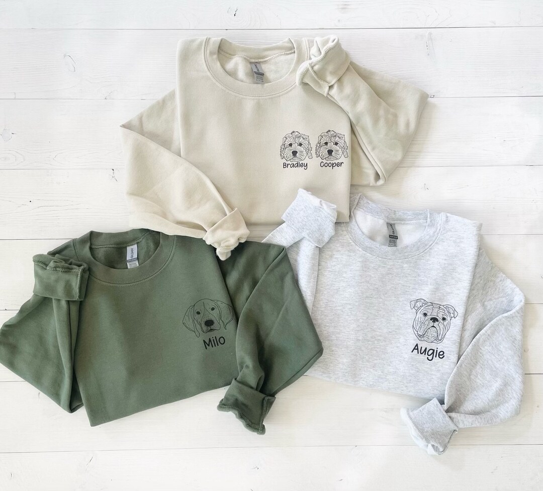 Custom Dog Mom Sweatshirt With Name For Dog Lovers Personalized Gift
