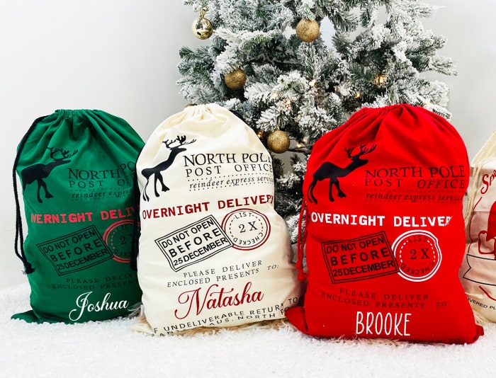 Santa Sacks - Etsy
