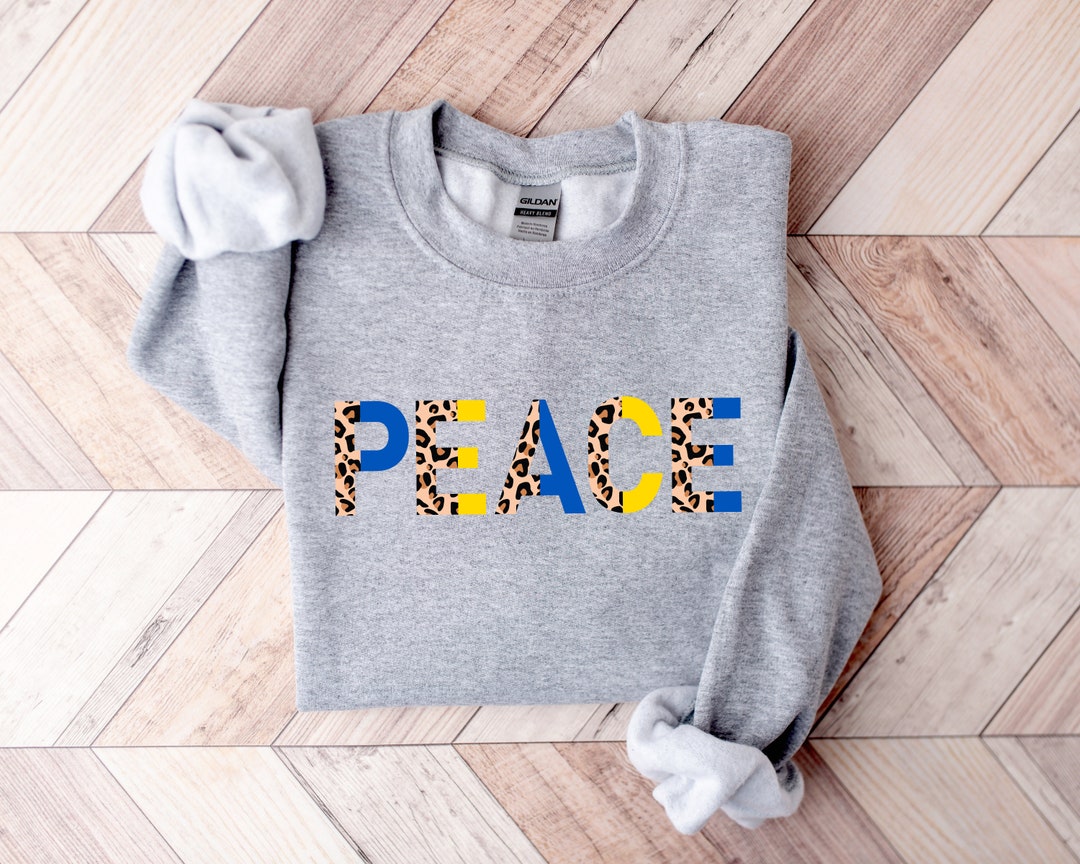 I Stand With Ukraine, Peace and Love, Support Ukraine Shirt, Stop War ...
