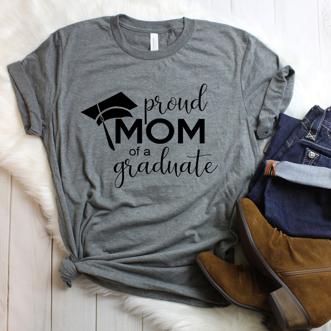 Proud Mom of a Graduate Proud Mom of a Graduate Shirt - Etsy
